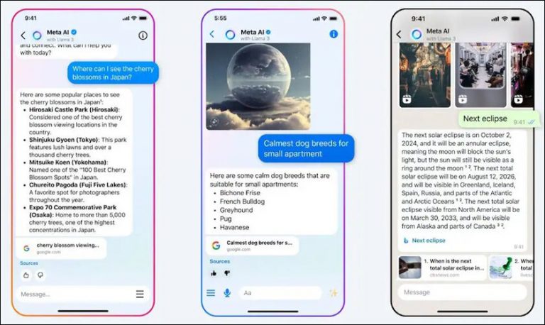 Meta AI launches on WhatsApp & Insta in India - Sify